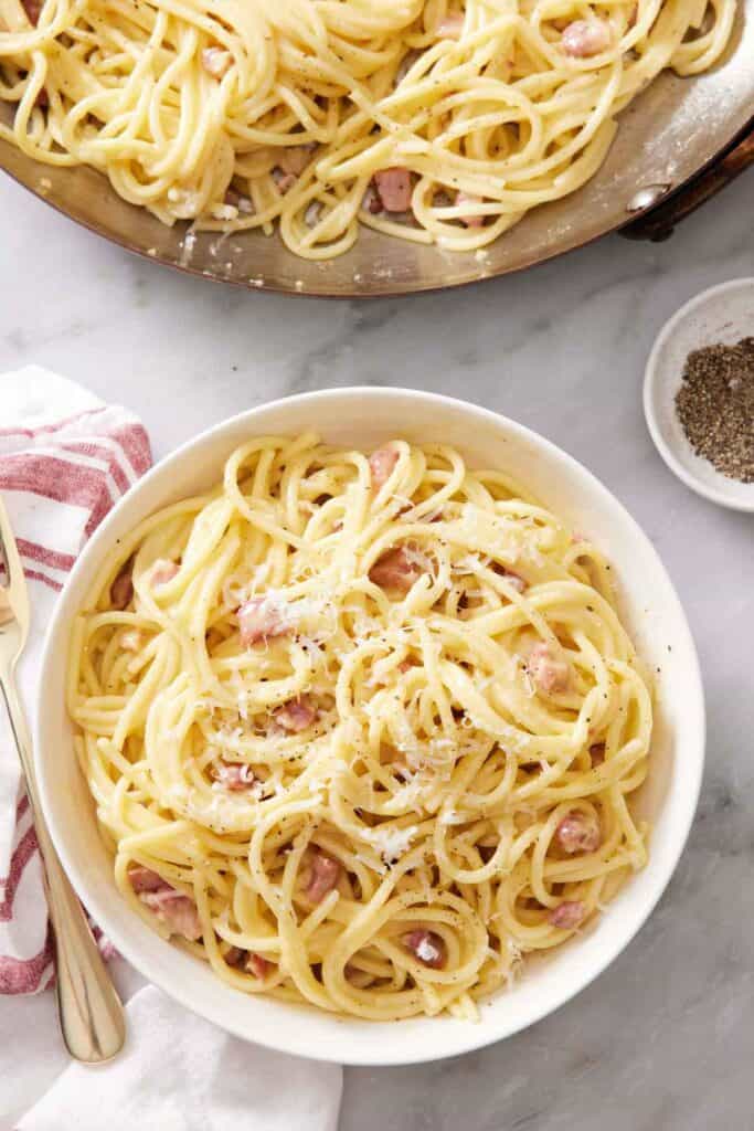 Pasta Carbonara Recipe - Preppy Kitchen